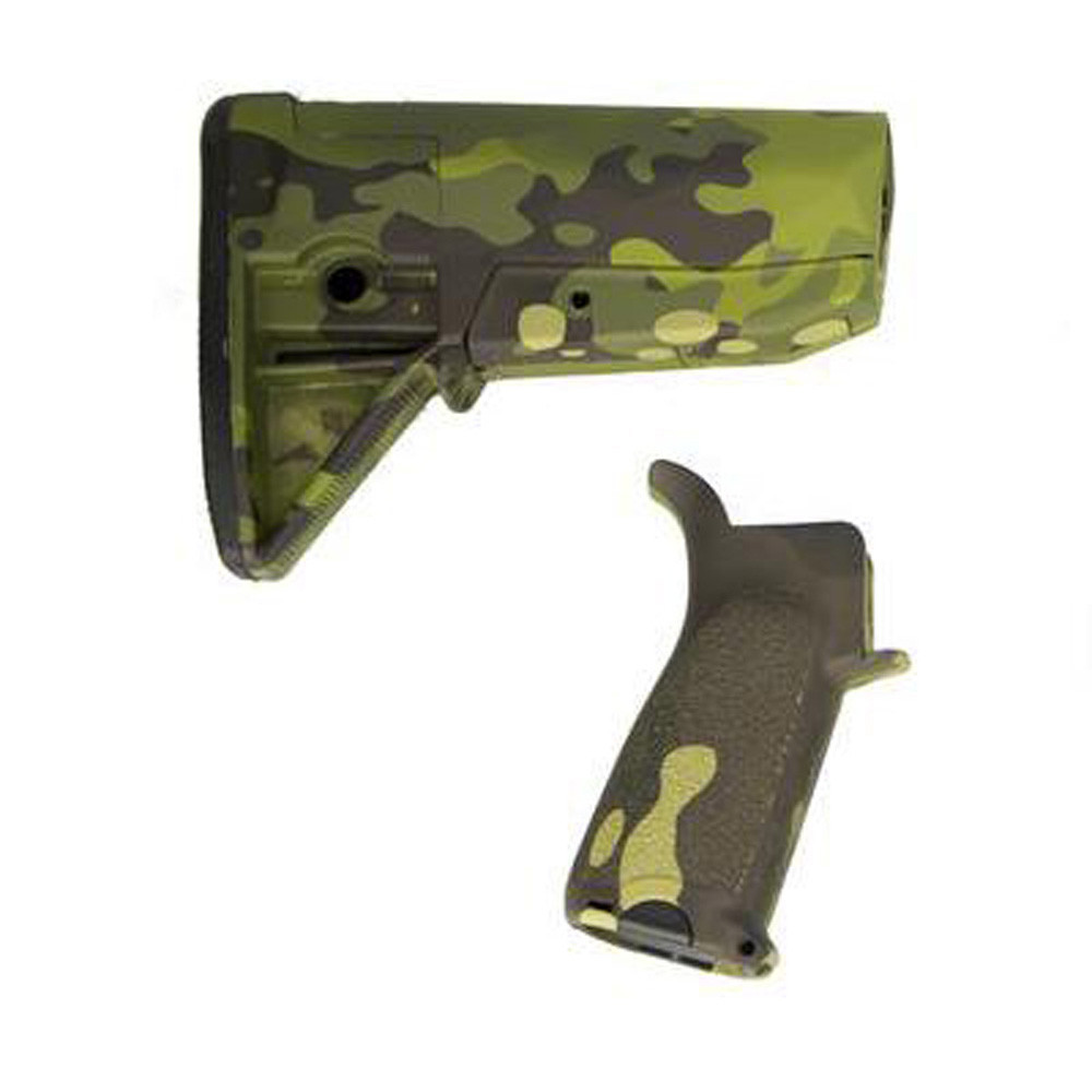 BCM Gunfighter TROPIC MULTICAM Combo Stock and Grip Set at Joint Force ...