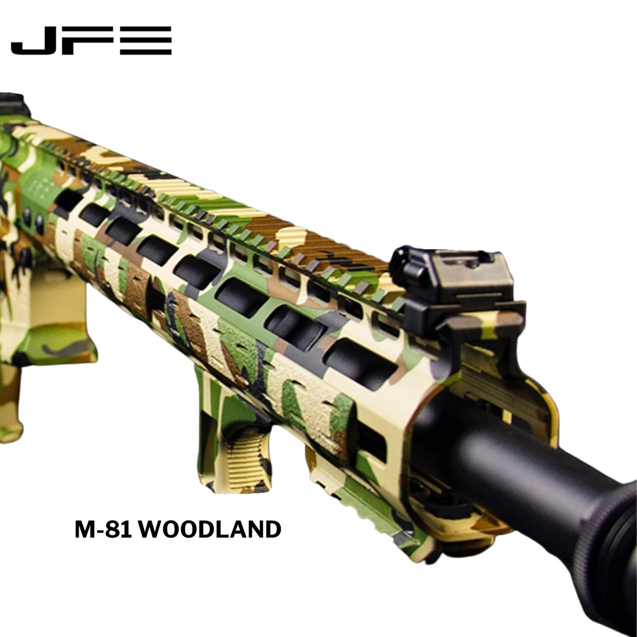 Rifle Rail Custom Cerakote Coating AR-15 Build by Joint Force Enterprises