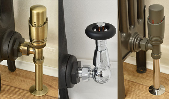 Cast Iron Radiators - Traditional Victorian or Georgian Radiators & Valves