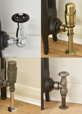 Cast Iron Radiators - Traditional Victorian or Georgian Radiators & Valves