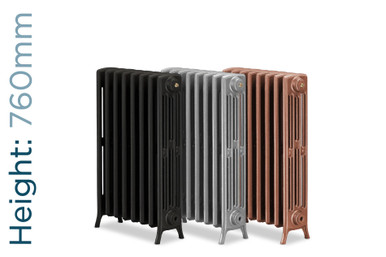 Georgian 4 Column Cast Iron Radiator H760mm x W816mm ...