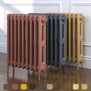 Gasta Victorian 2 Column Cast Iron Radiator H660mm x W586mm ...