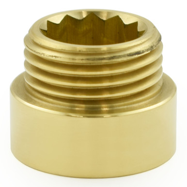 Radiator Valve Extension 10mm Long - Unlacquered Brass ...
