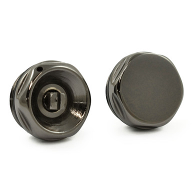 1/2 Inch Radiator Air Vent & Blanking Plug Black Nickel ...