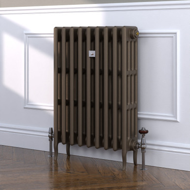Richmond Bronze 4 Column Victorian Cast Iron Radiator H813mm x W1356mm ...
