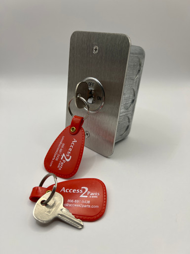 Grandparent Remote Key Switch Assembly - Brushed Stainless