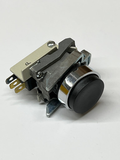 Black Round Pushbutton Assembly