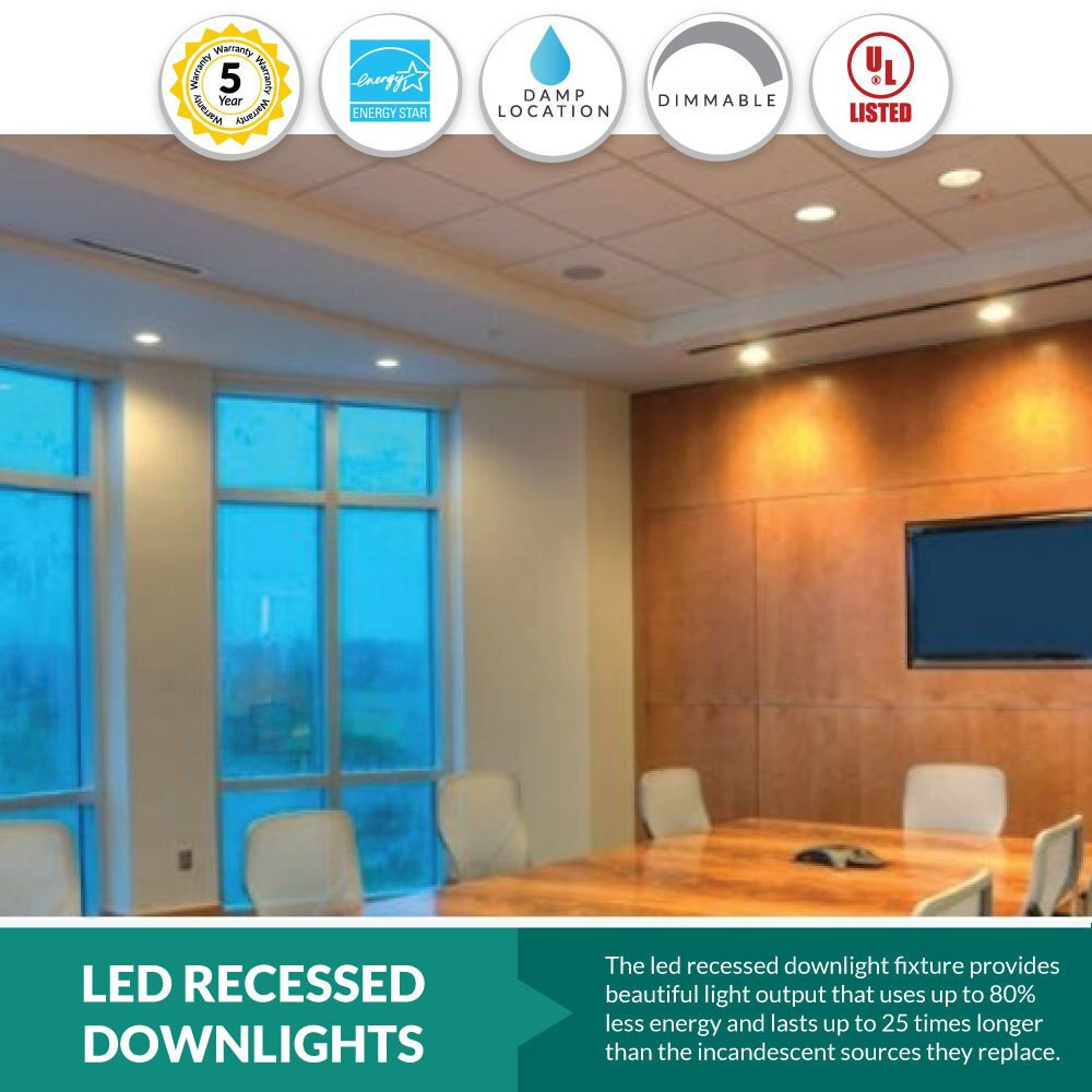 4" LED Retrofit Downlight – Watt & CCT Selectable – 120V