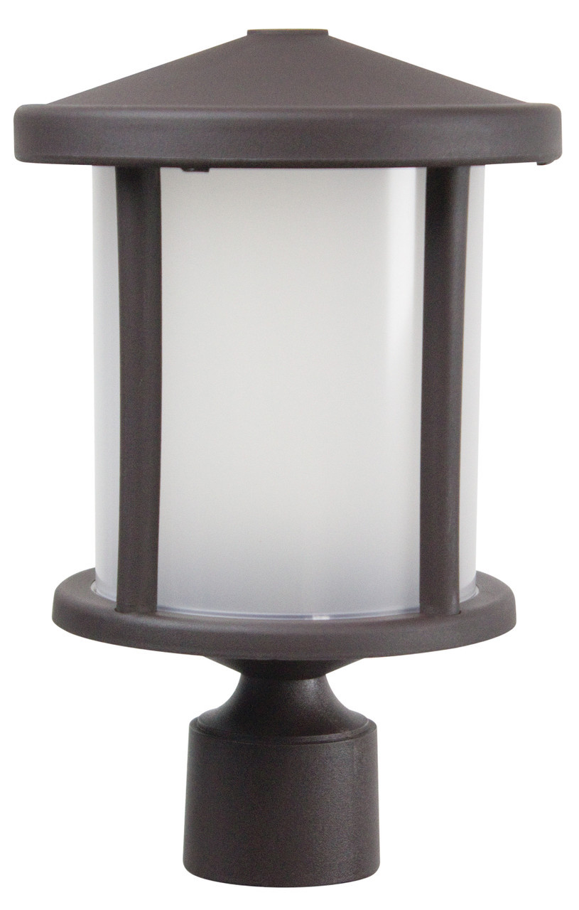 Bronze Tuscano LED Post Light - High Output - 13W - 1280 Lumens - 4000K