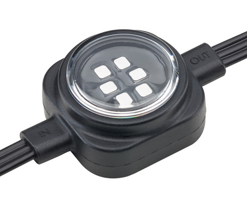 FLEX COMPACT G3 HE,RGB,50 ND,12IN OC,BK ND/CBL,CLFT,3FT WP