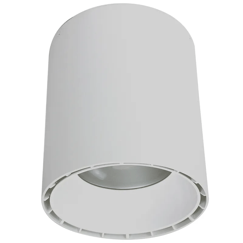 9' LED Ceiling Cylinder – 60/70/80W, 6400 lm, White, CCT