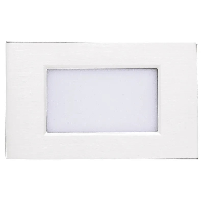 White LED Step Light, 3.5W, 120V, Frosted Lens, Selectable CCT