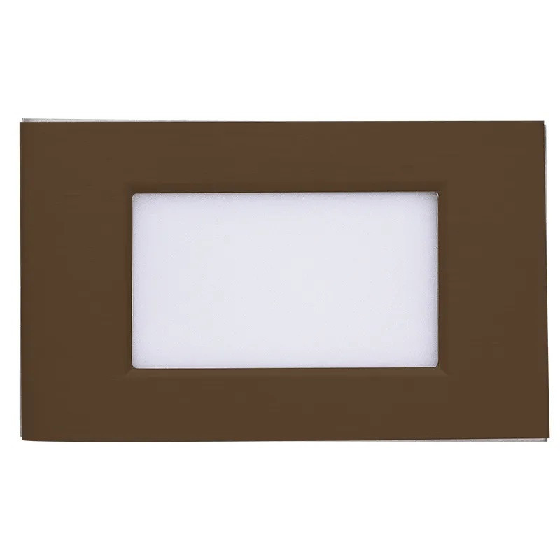 Bronze 12V Step Light, 3.5W LED, Frosted Lens, Selectable Output