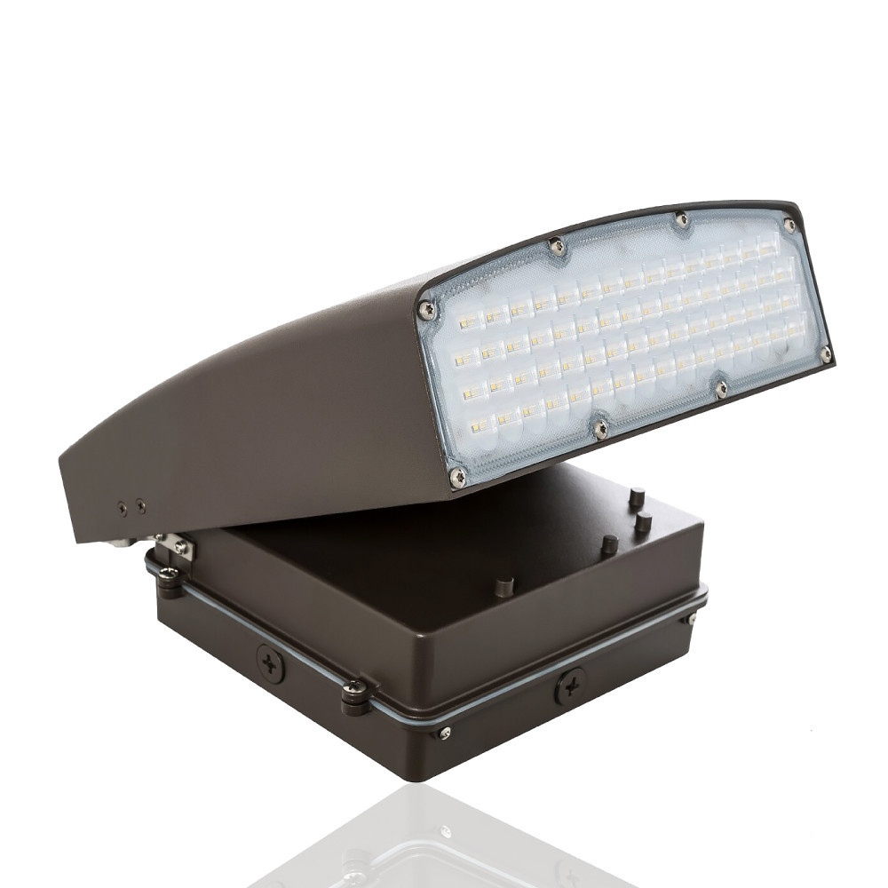 High-Power Wall Pack – 120W Max, Tunable CCT, Bronze