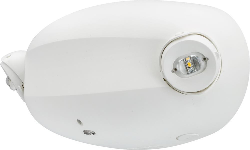 Twin Head LED Emergency Light, 2.4W, 120-347V, Self-Diagnostic & Remote ...