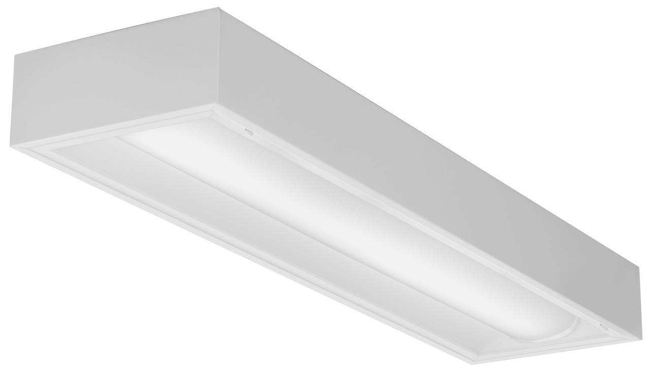 Lithonia Lighting Model BLTX4 30L ADSM EZ1 LP835, Basket LED lensed troffer 1x4, surface mount ...