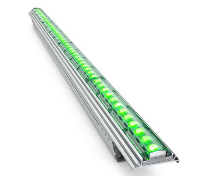 Superior Lighting - eColor Graze Powercore, 1', Green, 10x60 Beam, 120V