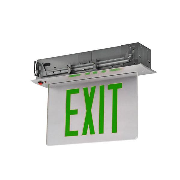 Lithonia Lighting/Exit Lights BE W G UM M2 - BASICS Edge-Lit Exit Sign ...
