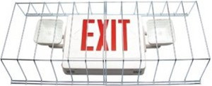 Wire Guard for Exit/Emergency Combo Light