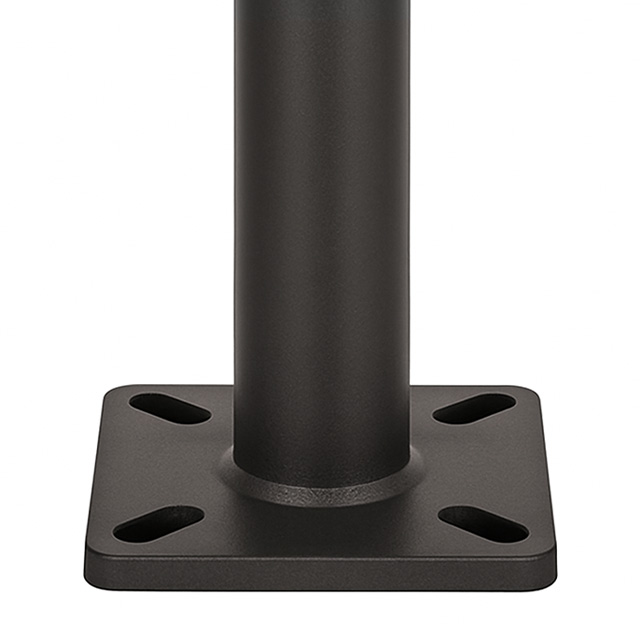20FT Round Steel Pole – Surface Mount, Bronze