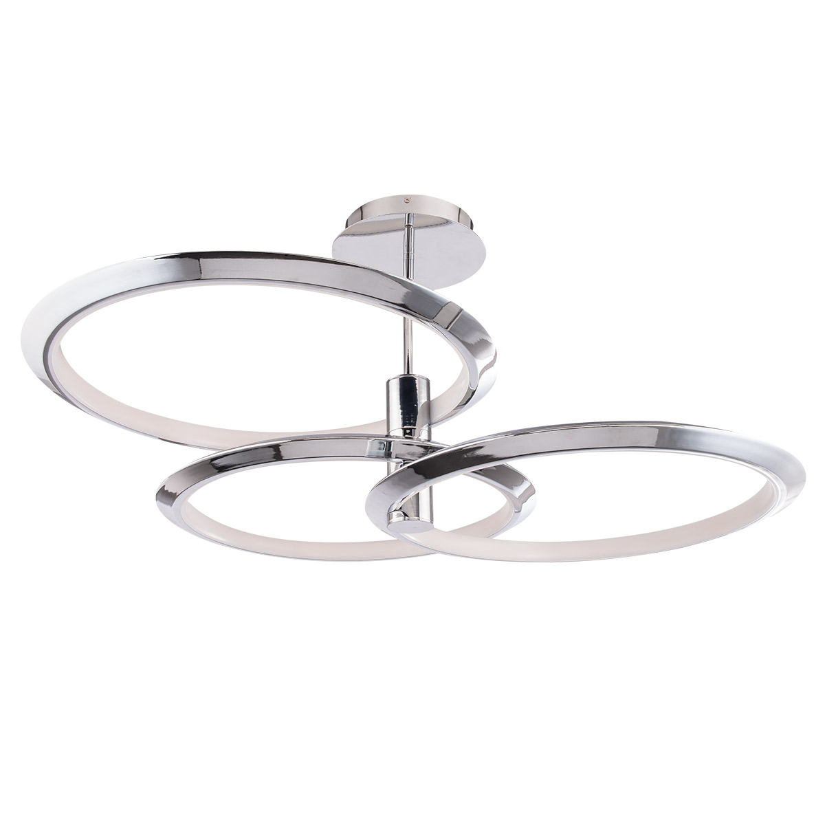 WAC Lighting Solaris Pendant Light - Model PD-94940-CH. Three rings ...