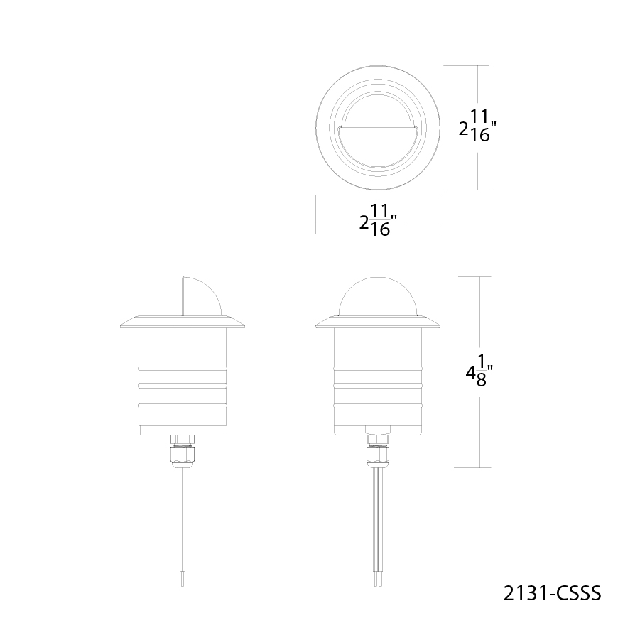 WAC Lighting 2131-CSSS - Smart Color Changing LED Indicator Light in ...