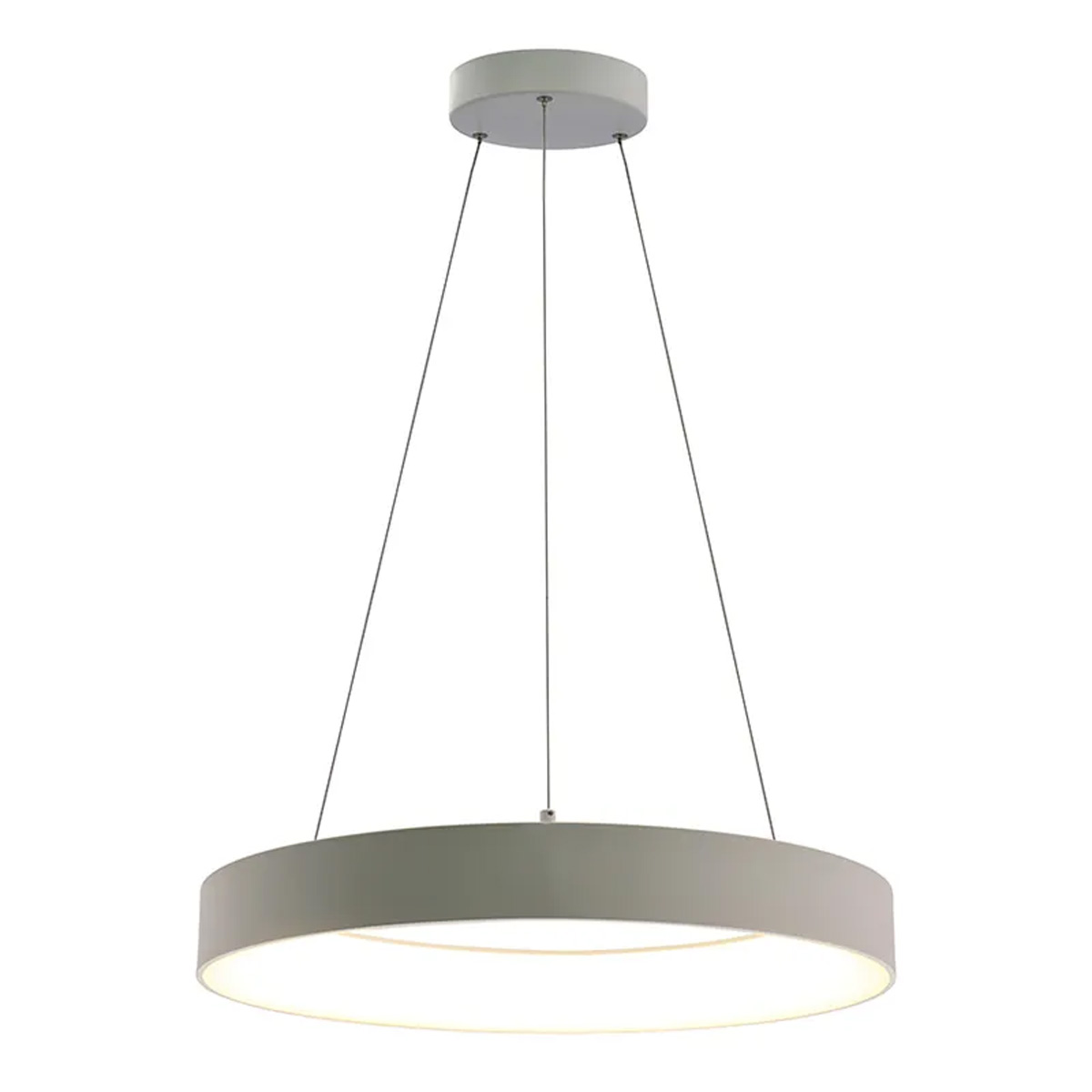 24' LED Hollow Ring Hanging Light – 40W, White, Color Selectable