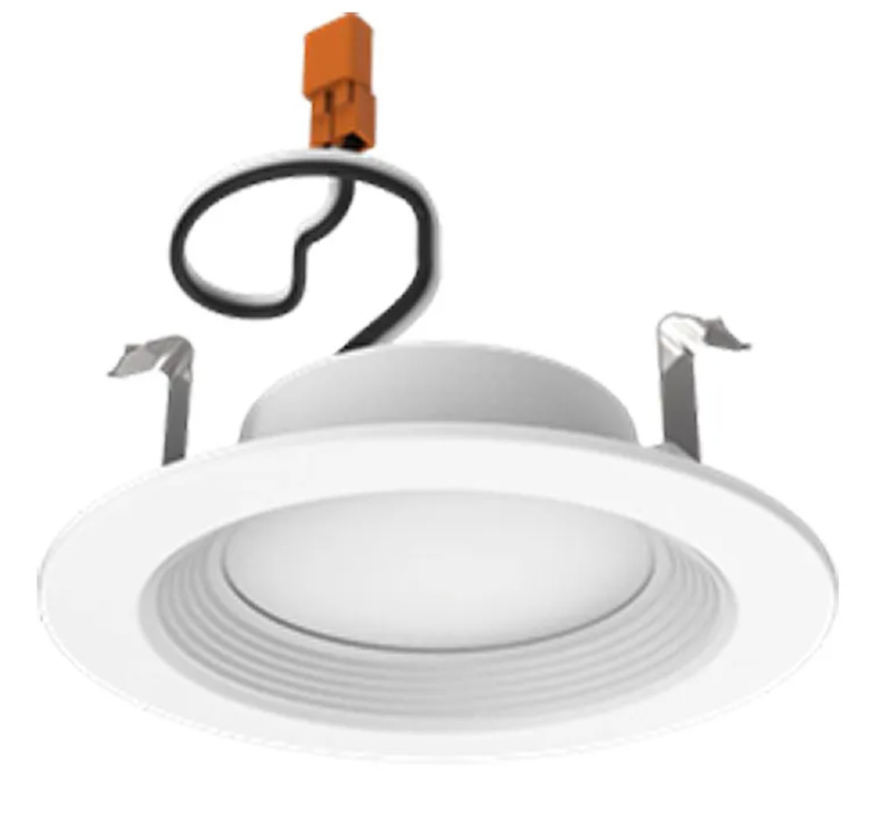 4' LED Recessed Downlight – Baffle Trim – 6.5W – 5 CCT