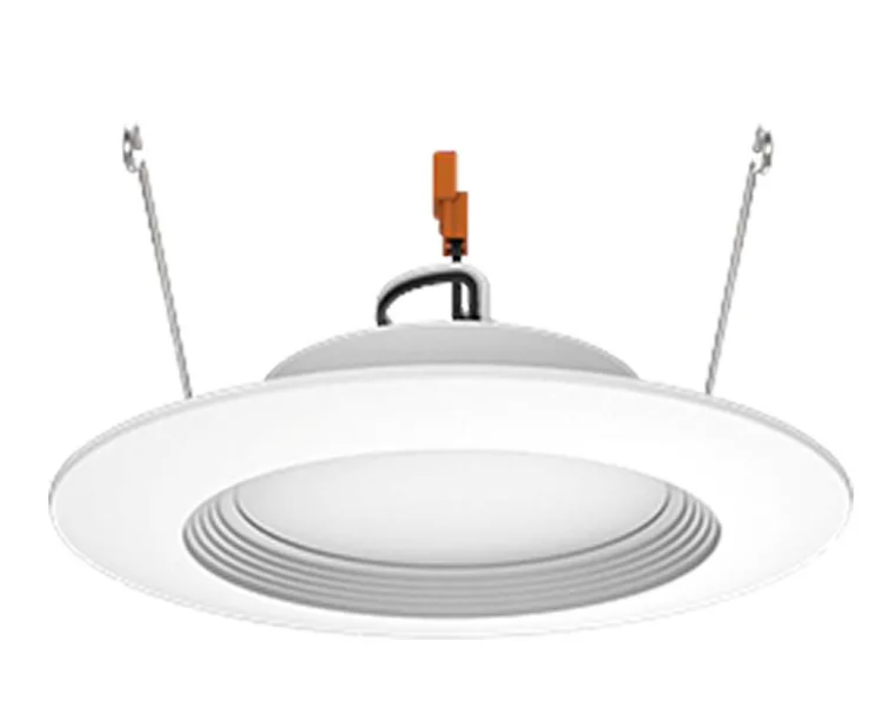 6" LED Recessed Downlight – Baffle Trim – Color Selectable