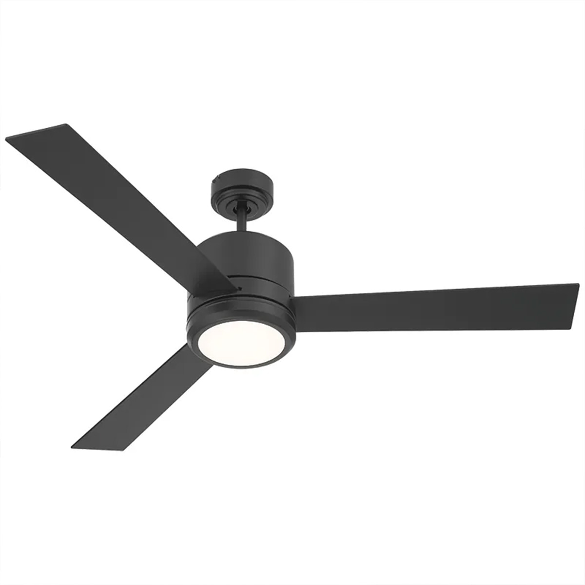 Superior Lighting - Sleek Black 3-Blade Fan - 52' LED Light - 3000K