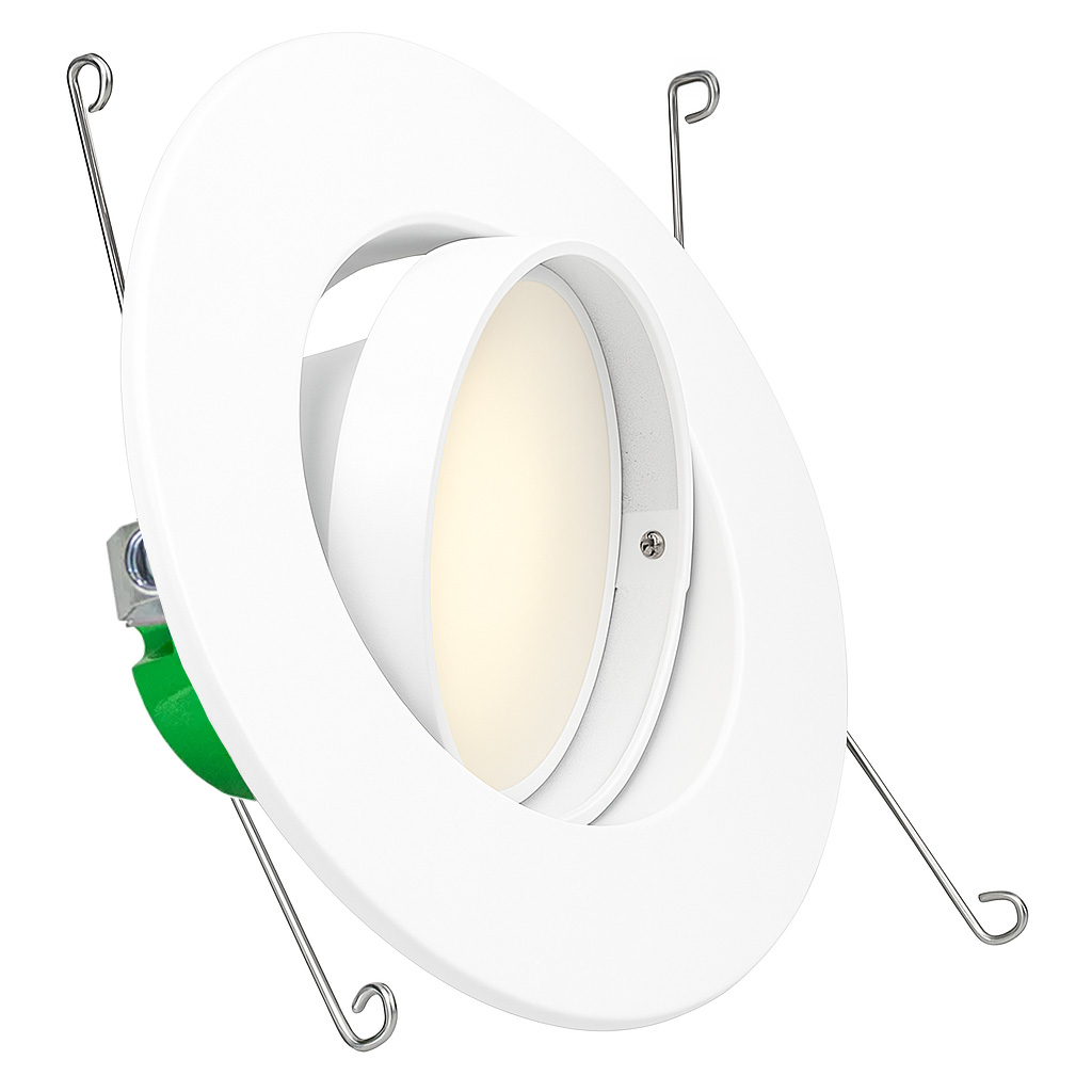 6' Soft White Eyeball Downlight - 11W - 900lm - 3000K LED