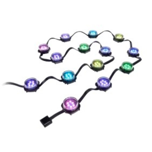 iColor Flex LMX Gen2, 50 nodes, 4in OC, Black Node/Cable, Clear Flat ...