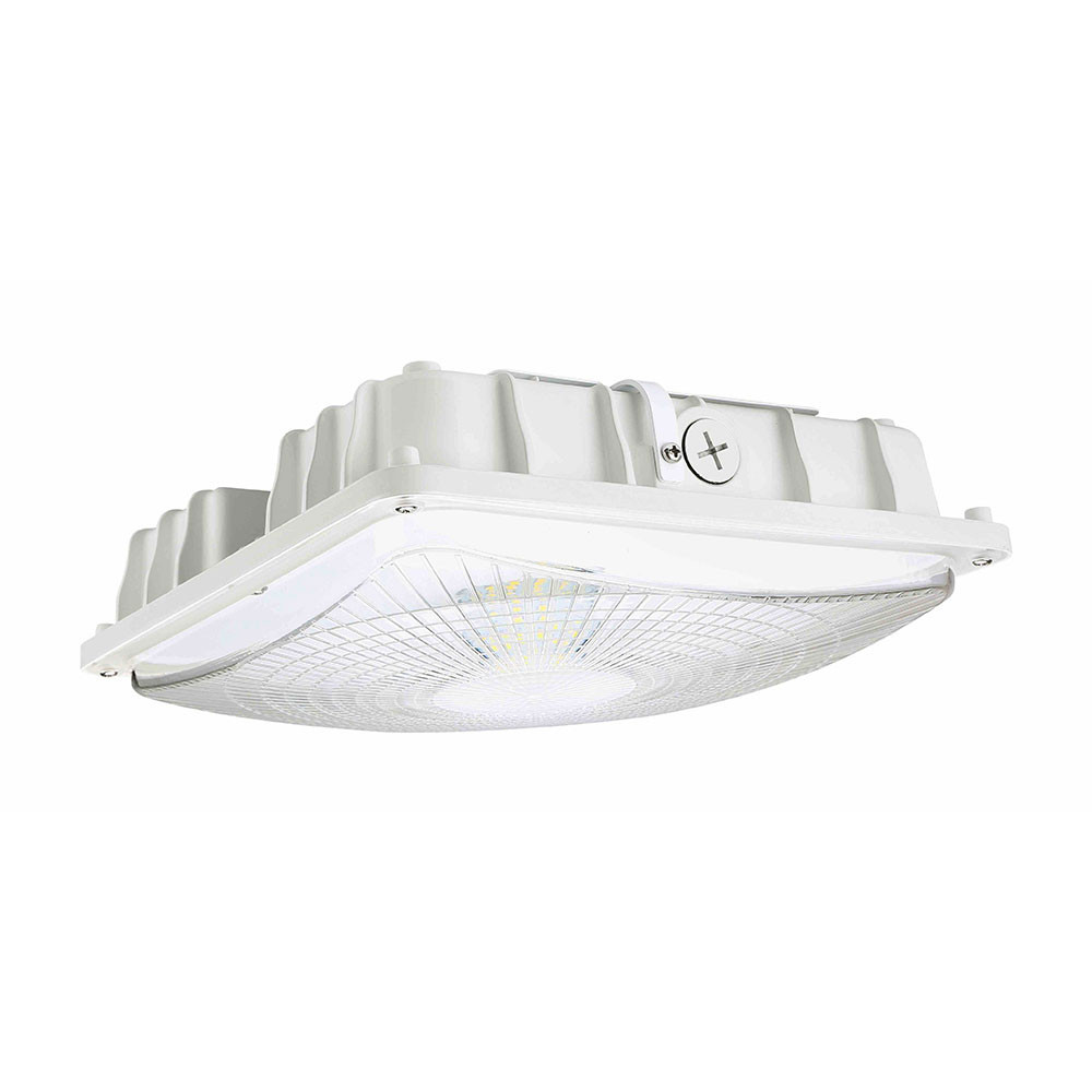 40W LED Square Canopy Light – 5400 lm in 5000K Daylight