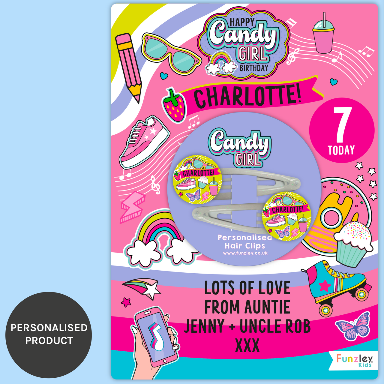 Candy Girl Hair Clips