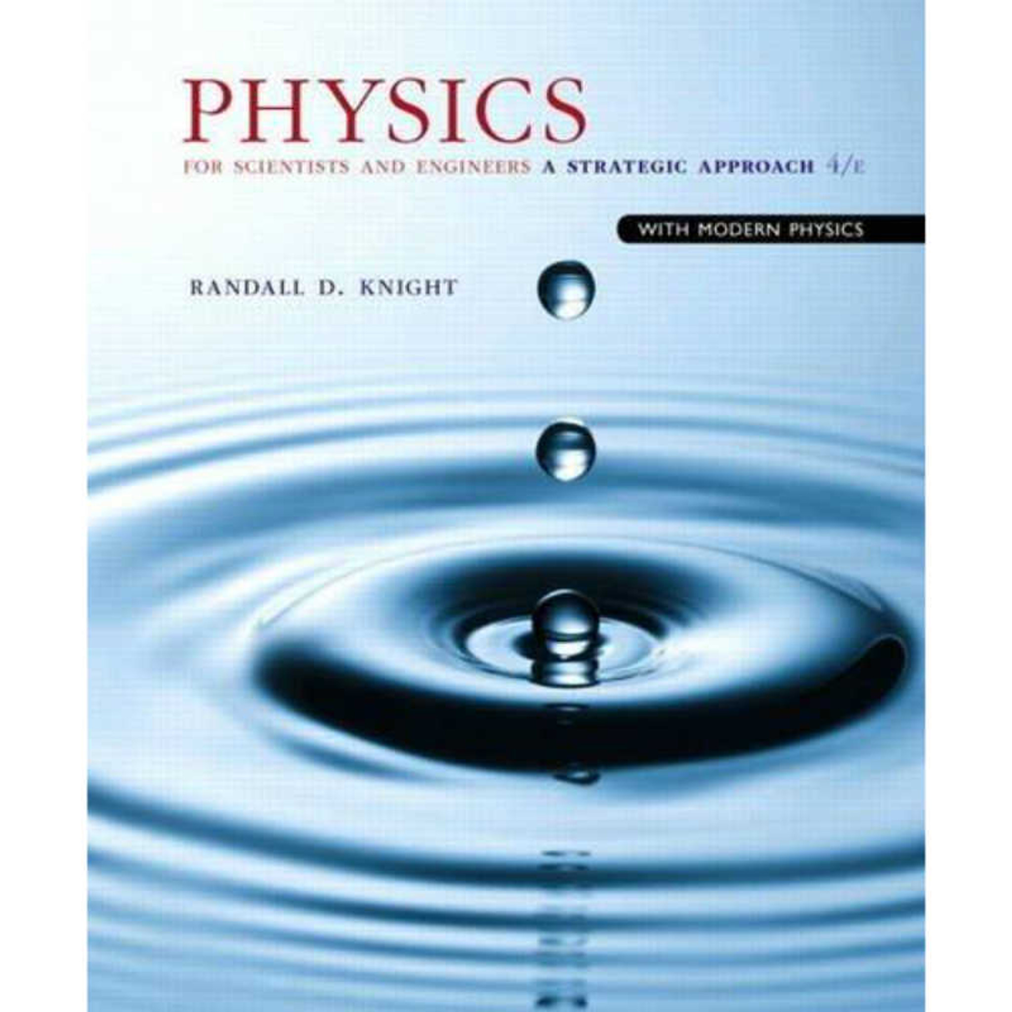 Physics For Scientists And Engineers A Strategic Approach With Modern