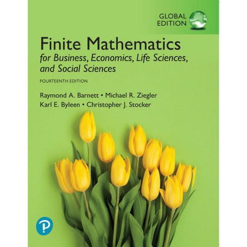 Finite Mathematics for Business, Economics, Life Sciences, and Social ...
