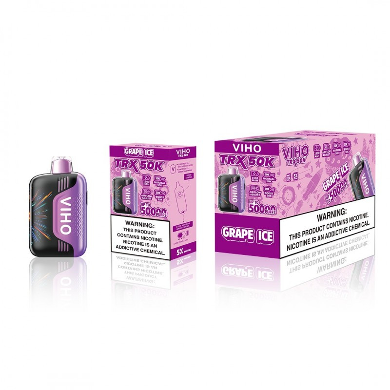 Grape Ice VIHO TRX 50K – Bold Grape with Ice, 50000 Puff Disposable