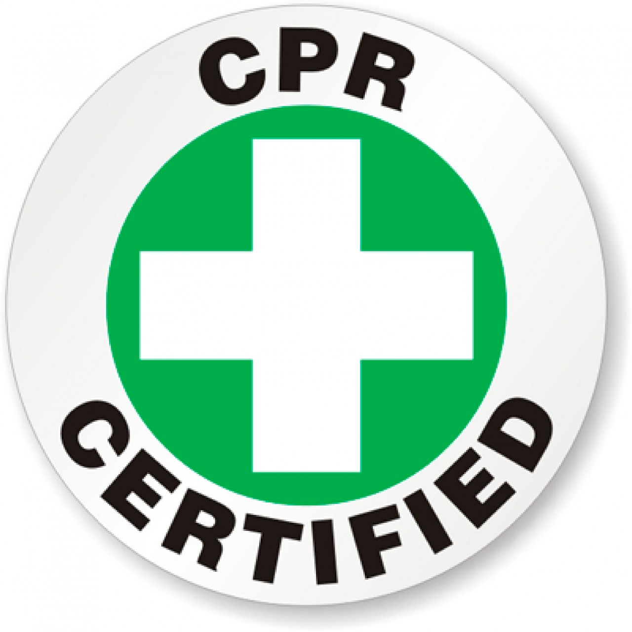 CPR Certified Sticker
