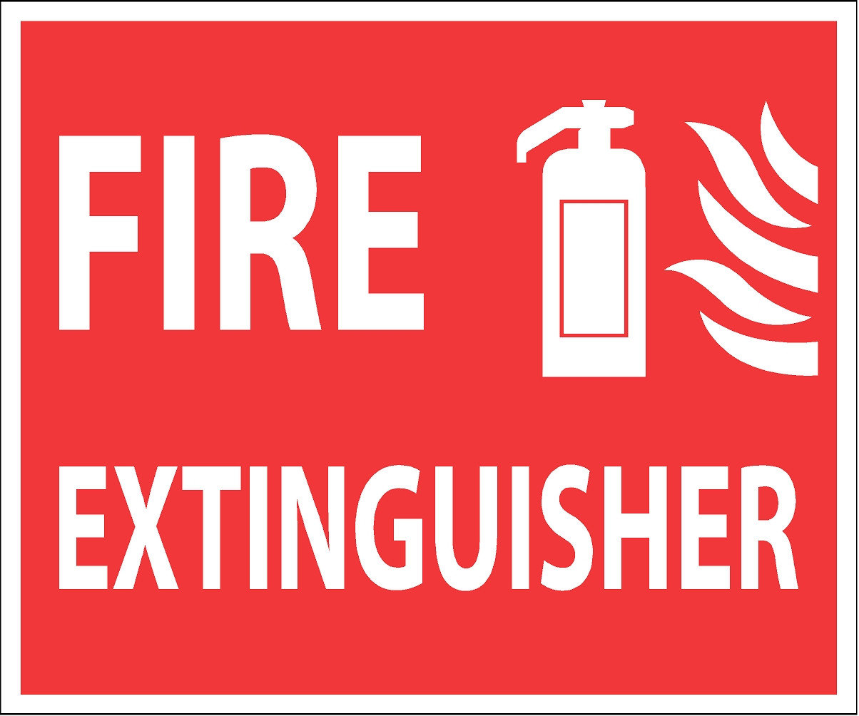 Fire Extinguisher Decal