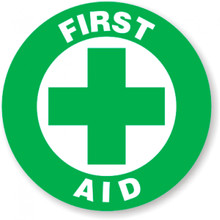 First Aid Sticker