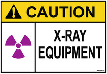 X-RAYS Equipment Sign