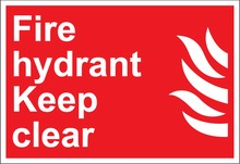 fire030 - fire hydrant keep clear