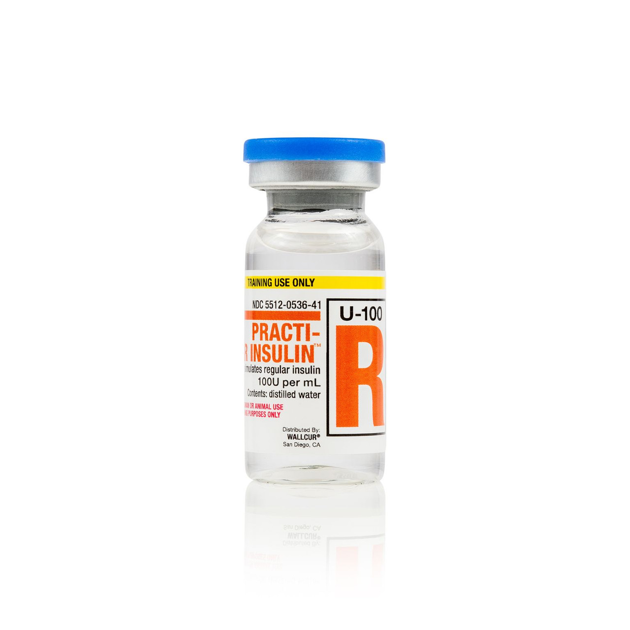 Anatomy Lab Practi-Insulin (1,000 U/10 mL) 10 mL Vial, Simulated ...