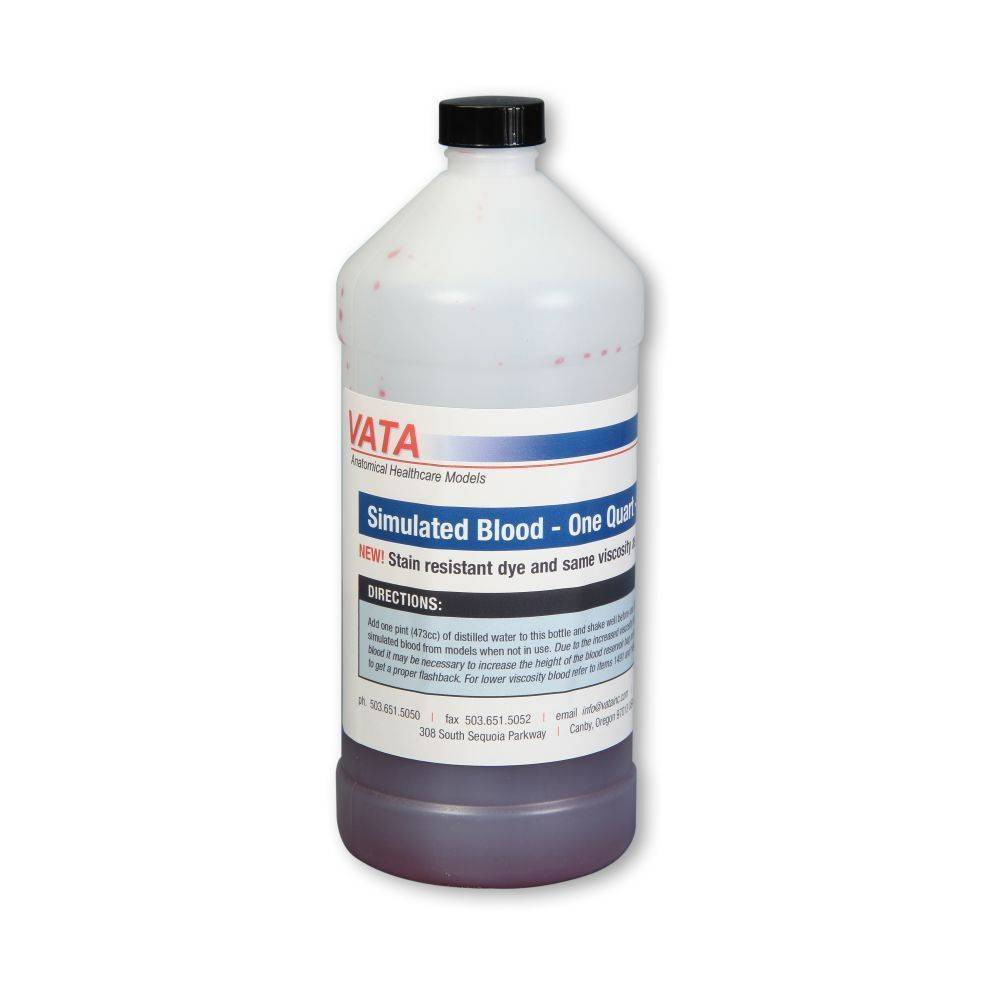 VATA - Simulated Blood-Same Viscosity As Real Blood-Stain Resistant ...
