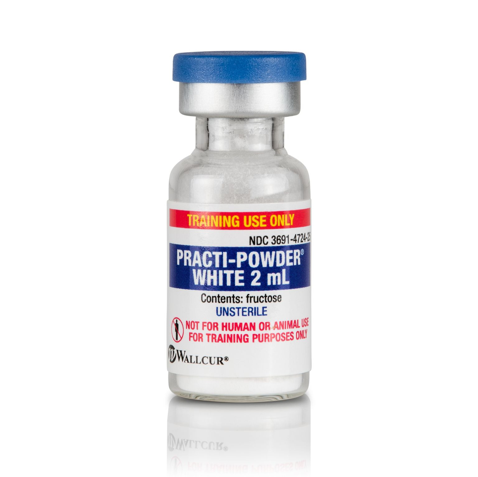 Practi-Powder White 2 mL Vial, Simulated Medication - 40 Count ...