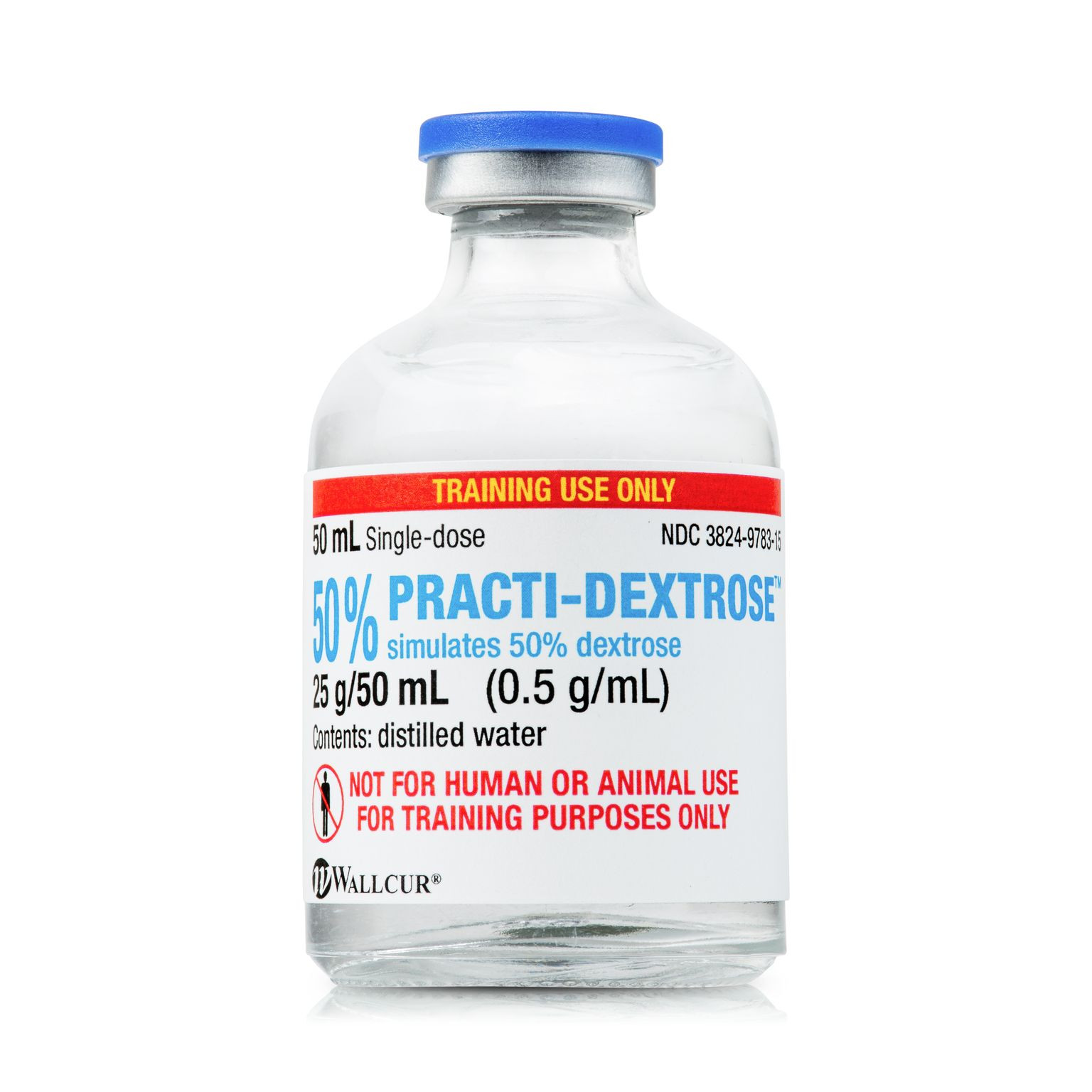 Practi-Dextrose 50% (0.5 g/mL) 50 mL Vial - 20 Count