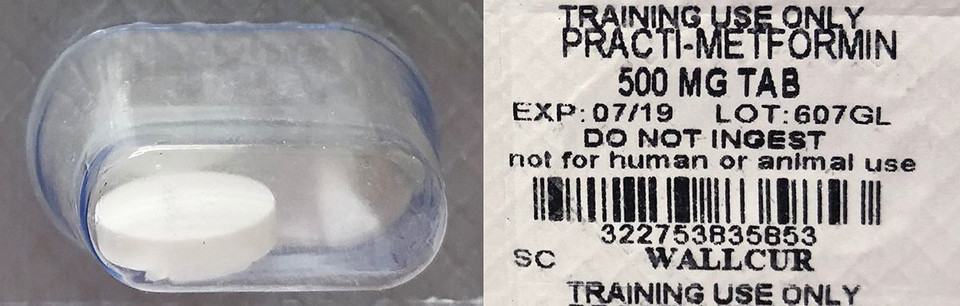 Practi-Metformin Unit Dose Oral Meds (500 mg) - 48 Count