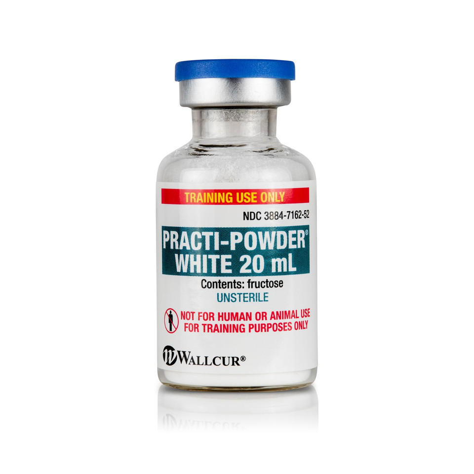 Anatomy Lab - Practi-Powder Vial, Simulated Medication - 30 Count