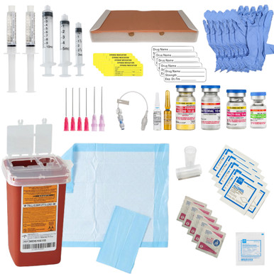 Anatomy Lab Basic Parenteral Medication Preparation Kit | Anatomy Warehouse