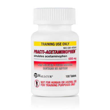 Anatomy Lab Practi-Acetaminophen Oral Medication, Simulated Medication ...